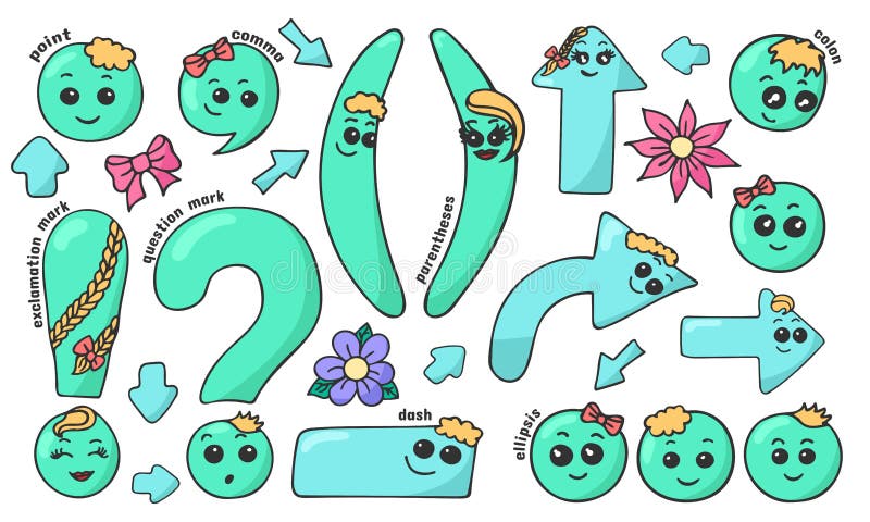 Colon Punctuation Clipart
