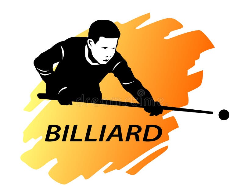 Billiard Sport Graphic in Vector Quality. Stock Vector - Illustration ...