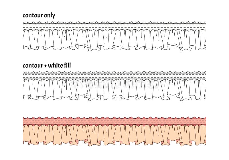 Ruffles Stock Illustrations – 1,274 Ruffles Stock Illustrations ...
