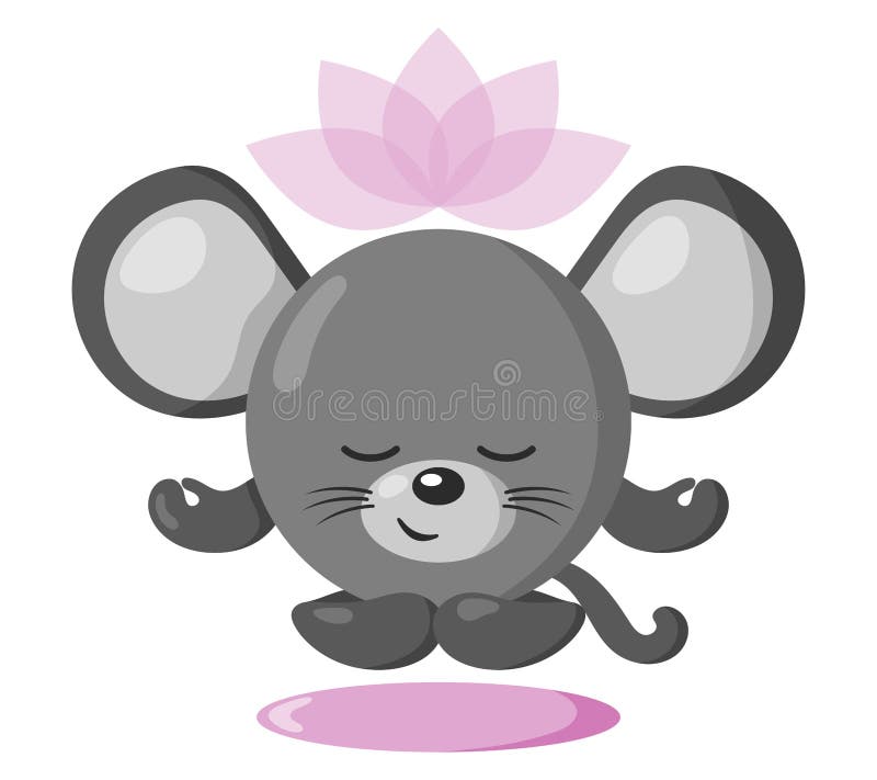 Meditating Mouse Stock Illustrations – 63 Meditating Mouse Stock ...