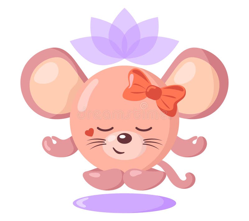 Meditating Mouse Stock Illustrations – 63 Meditating Mouse Stock ...