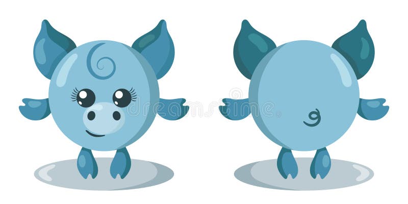 Pig Front Back Stock Illustrations – 91 Pig Front Back Stock ...