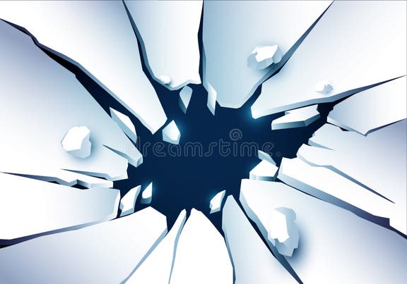 Broken Ice or Crumbling White Wall Background Stock Vector ...