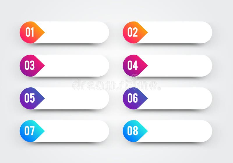 Bullet Points Presentation Stock Illustrations – 622 Bullet Points ...