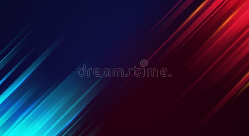 Red and Blue VS Speedline Background. Versus Concept. Stock Image ...