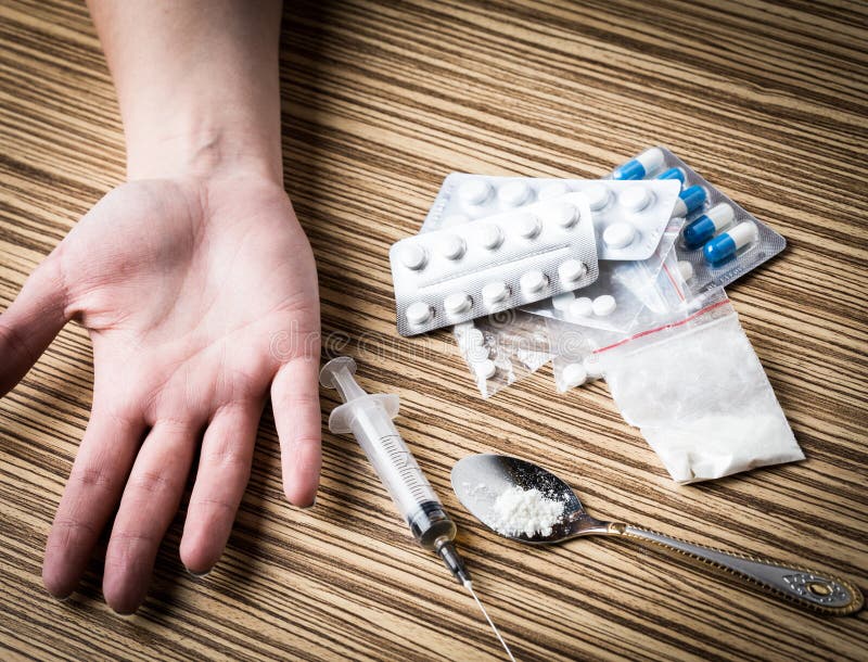 Drug Addict hand stock image. Image of closeup, failure - 70230407