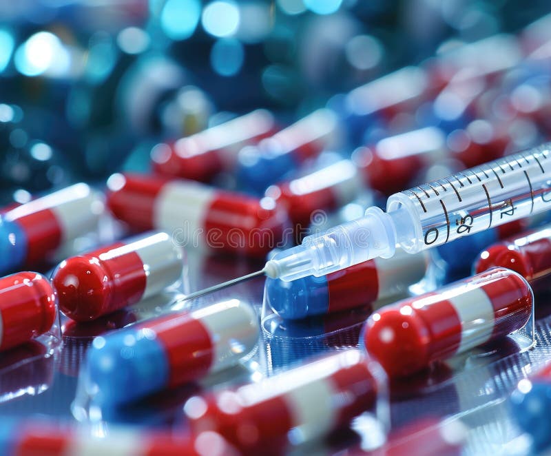 Drug Administration Techniques with Intravenous and Oral Methods Stock ...