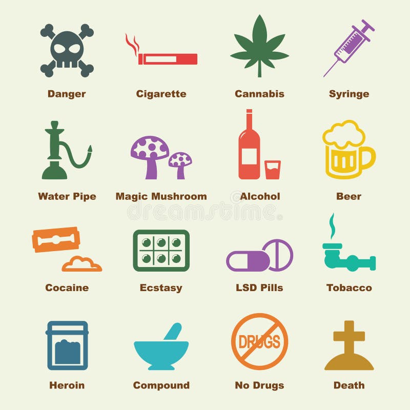 Drug elements stock vector. Illustration of potation - 57208318