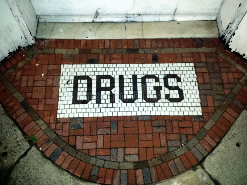 Drug entry stock image. Image of drug, entrance, tile - 45478355