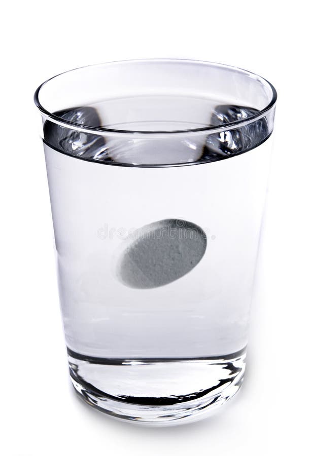 Glass of water stock image. Image of tablets, ripple, water - 1520617