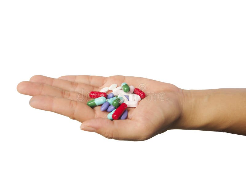 Drug on hand stock image. Image of aspirin, hold, capsule - 31914187