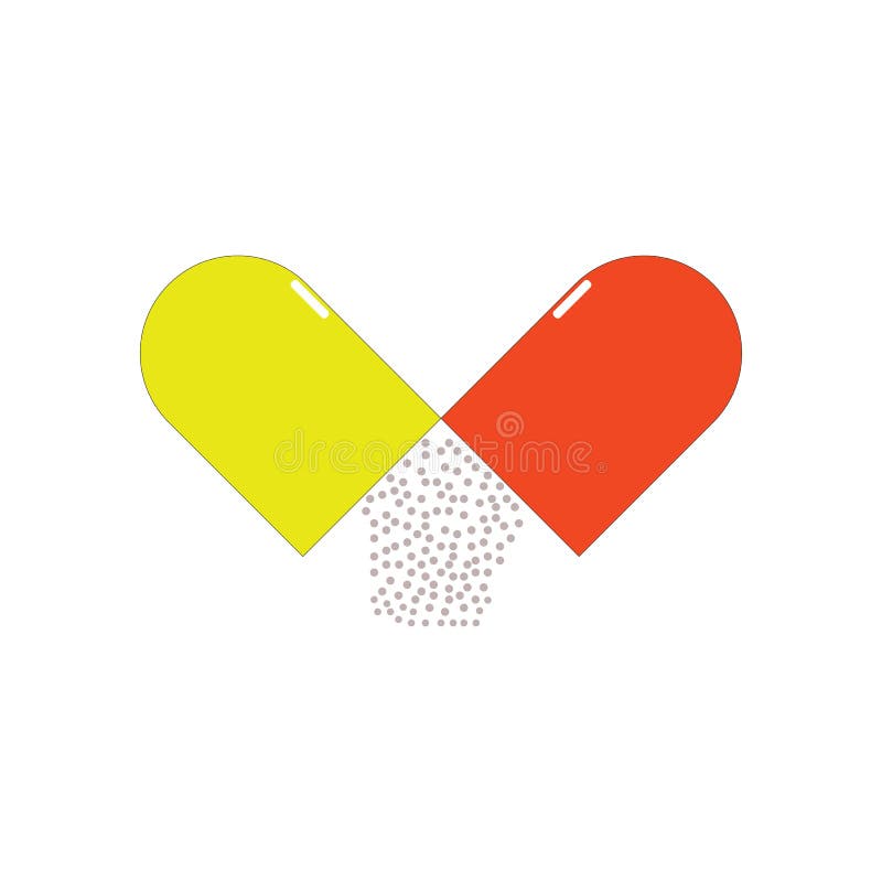 Drug Icon Logo Vector Design Stock Vector - Illustration of illness ...