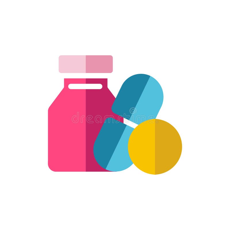 Drug medicine logo stock vector. Illustration of design - 124917210