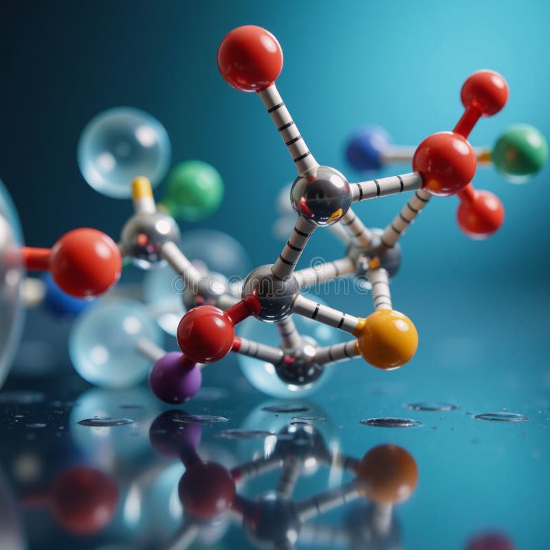 Drug Molecule Visualization through Chemical Perspective Stock ...