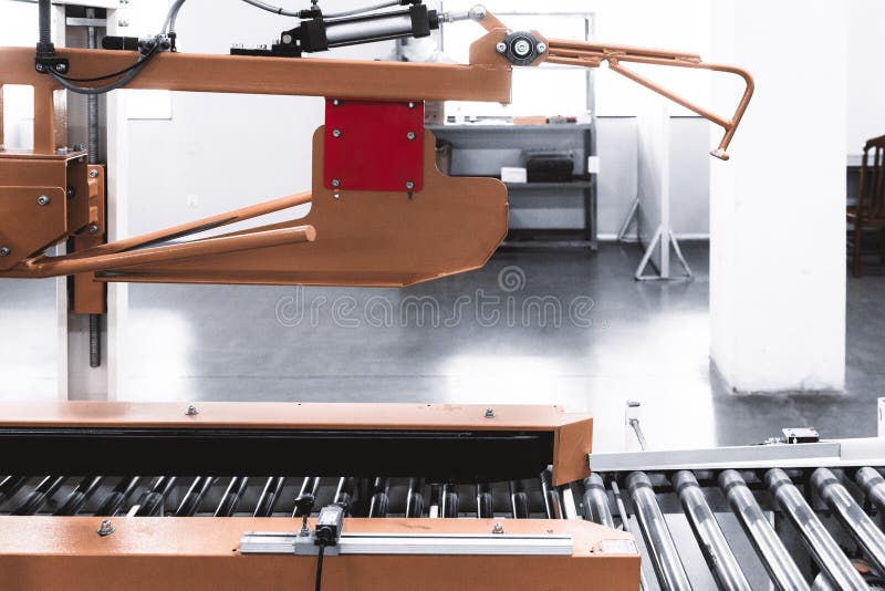 Pharmaceutical Packaging-Assembly Line Stock Photo - Image of ...