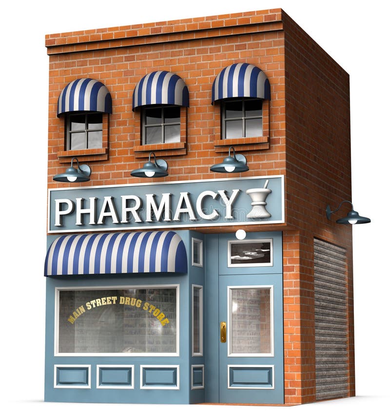 Drug Store stock illustration. Illustration of retail - 15659737