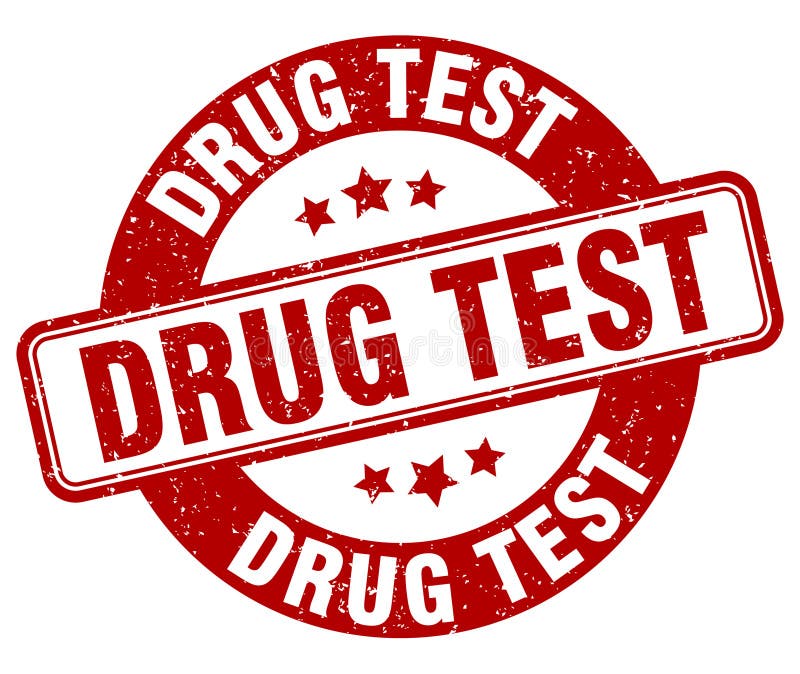 Drug Test Stamp. Drug Test Label. Round Grunge Sign Stock Vector ...