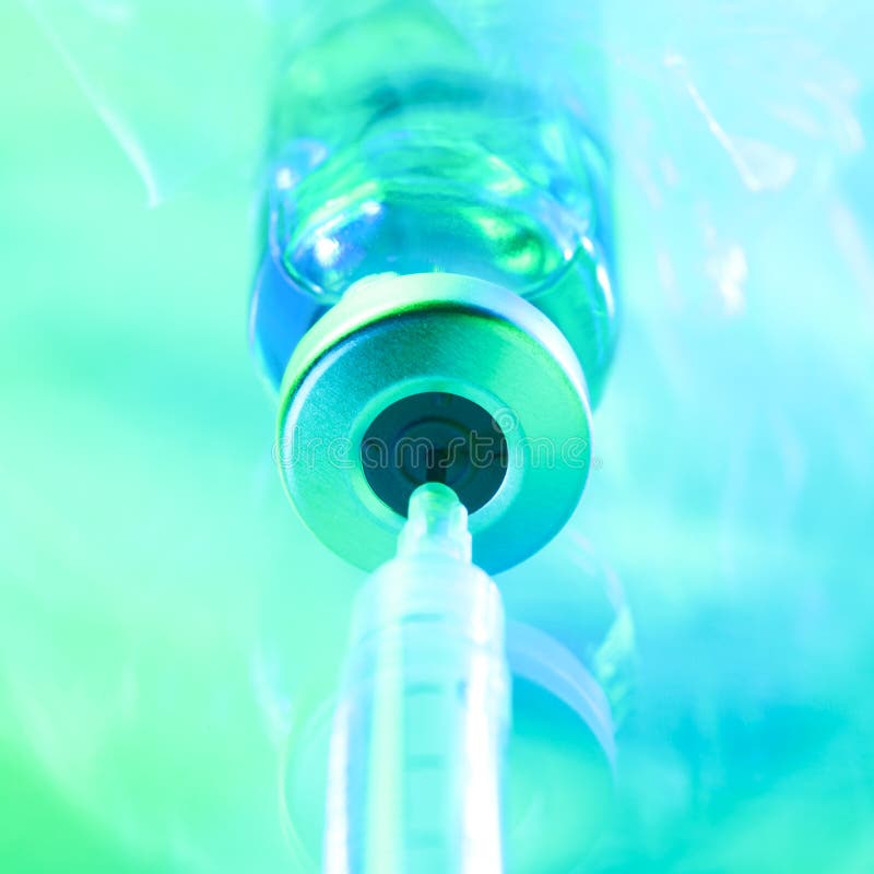 Drug vial with syringe stock image. Image of syringes - 151974673