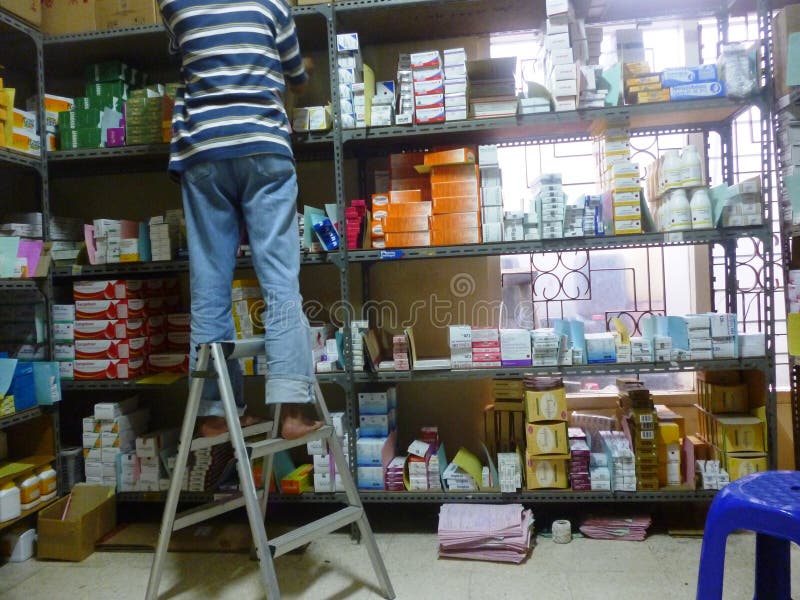 Drug warehouse editorial stock photo. Image of logistic - 44140053