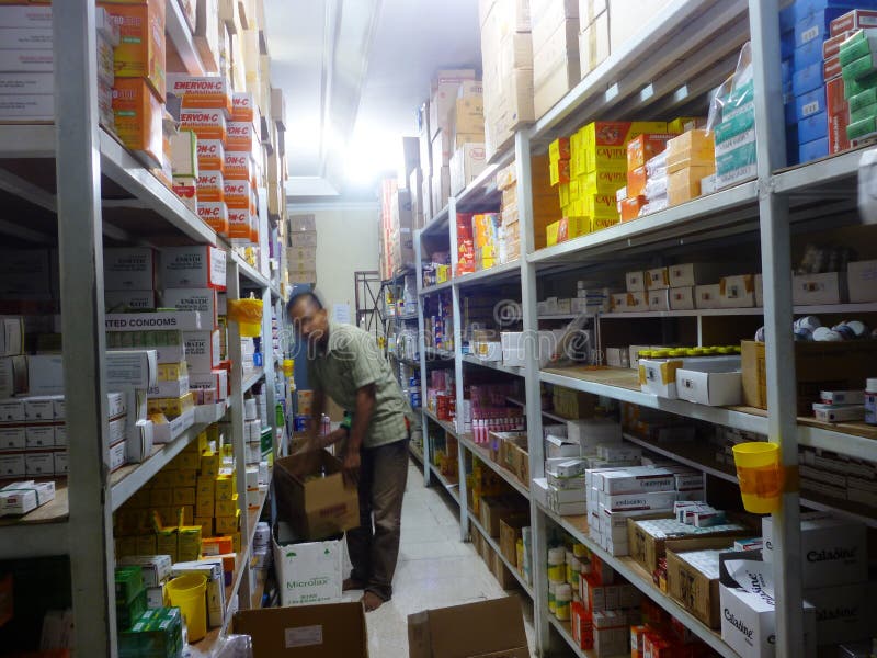 Drug warehouse editorial stock photo. Image of logistic - 44140053