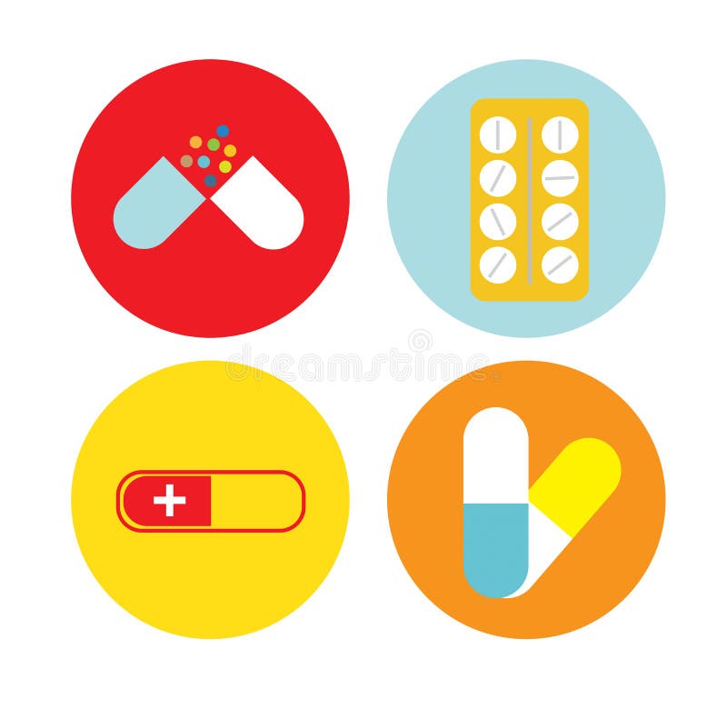 Drugs flat icon stock illustration. Illustration of crime - 66010491