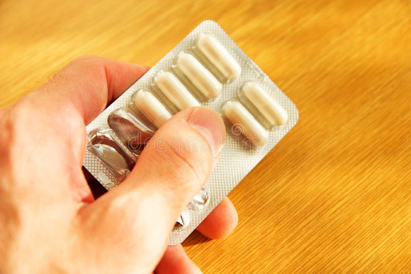 Drugs in hand stock photo. Image of medical, bunch, medicine - 38093792