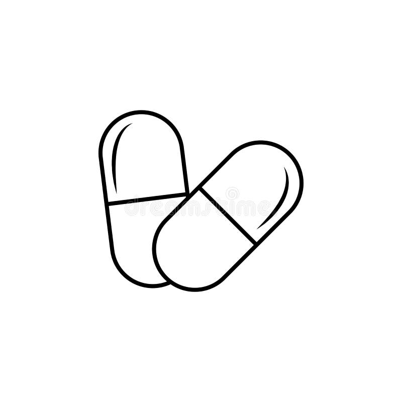 Drugs icon stock vector. Illustration of sickness, pharmacy - 107204476