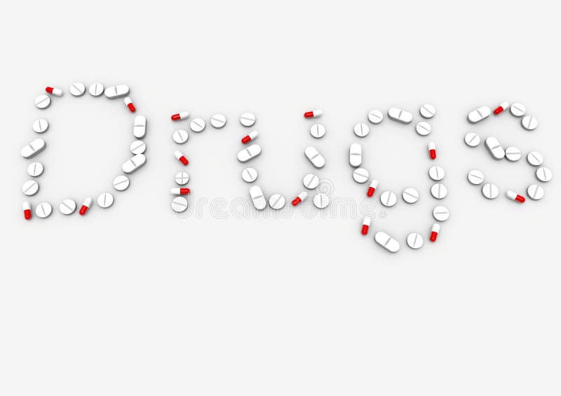 Drugs stock illustration. Illustration of addiction, concept - 34807787