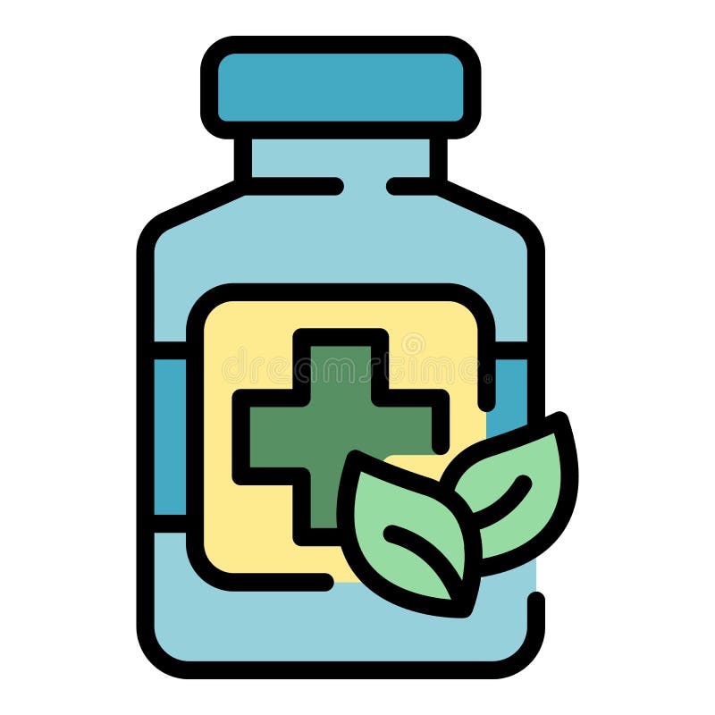 Drugs Pack Icon Color Outline Vector Stock Vector - Illustration of ...