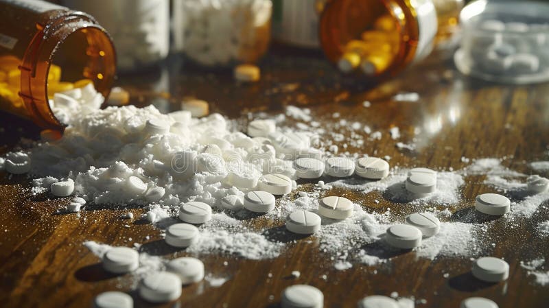 Drugs Studio Shoot Solid Color Background Stock Image - Image of ...