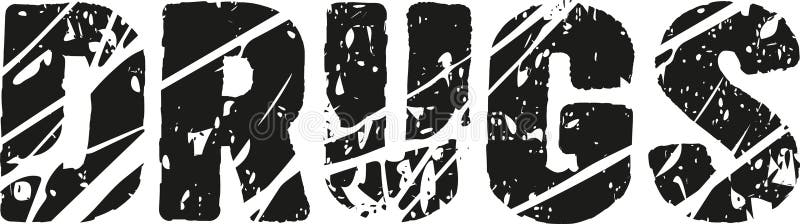 Drugs stock vector. Illustration of drug, medicine, word - 276407357