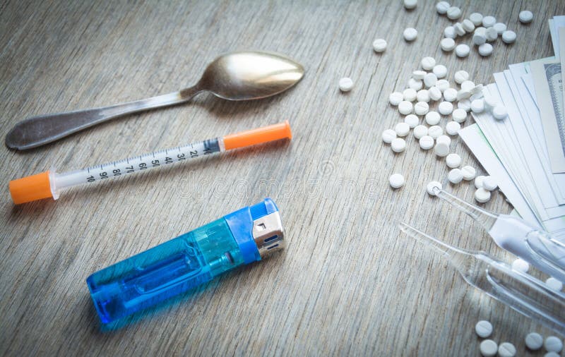 Drugs tools on table stock image. Image of practice - 142195967