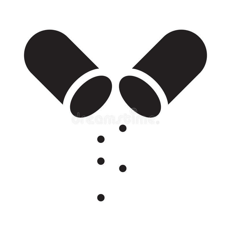 Drugs Glyph Flat Vector Icon Stock Vector - Illustration of abstract ...