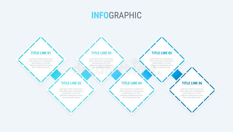 Square Timeline Chart Template for Infographic for Presentation for 9 ...