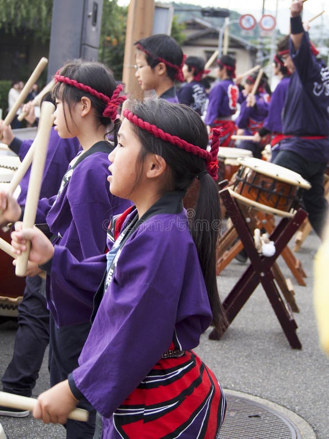 Drum Festival Kyoto editorial stock image. Image of people - 83713464