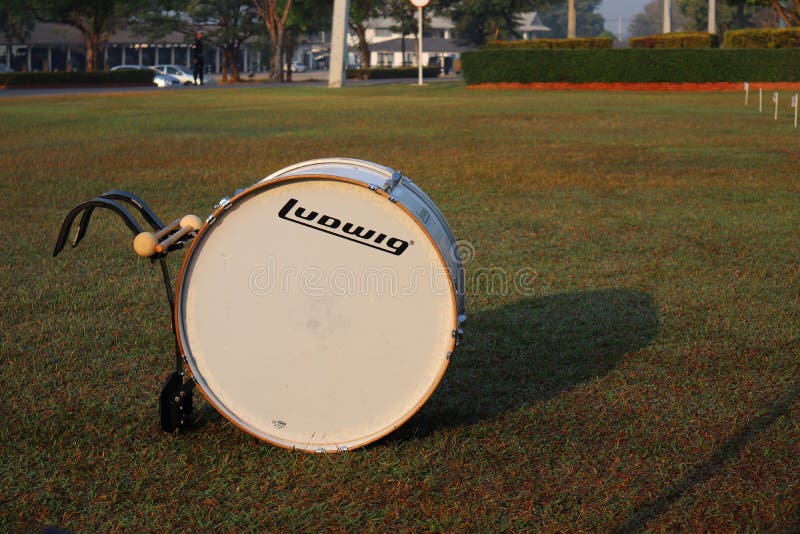 Drum Instruments in the Outdoor Marching Band Editorial Stock Photo ...