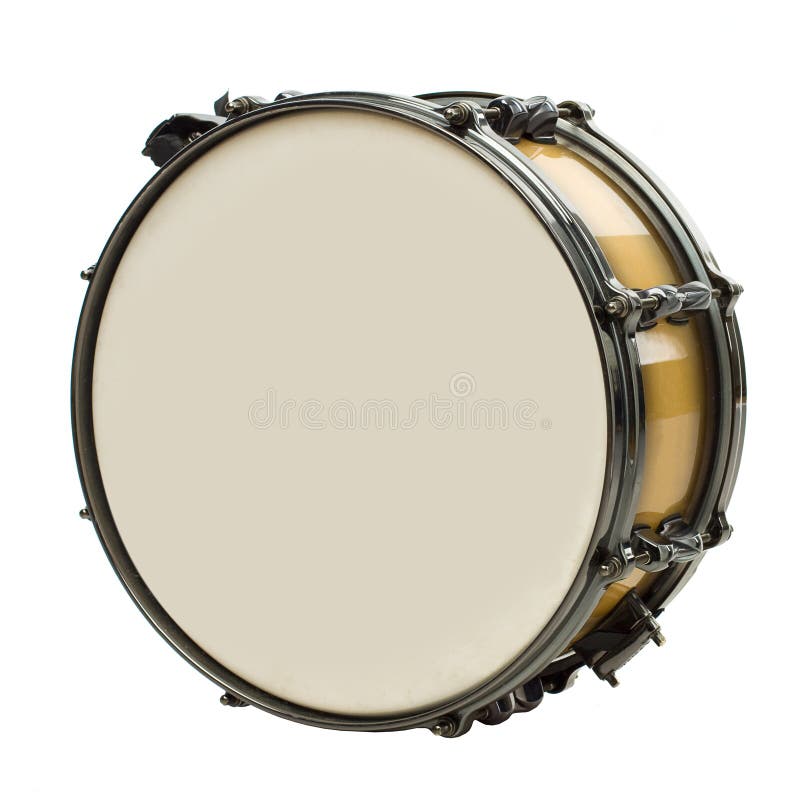 Drum isolated on white stock image. Image of metal, drum - 19010839