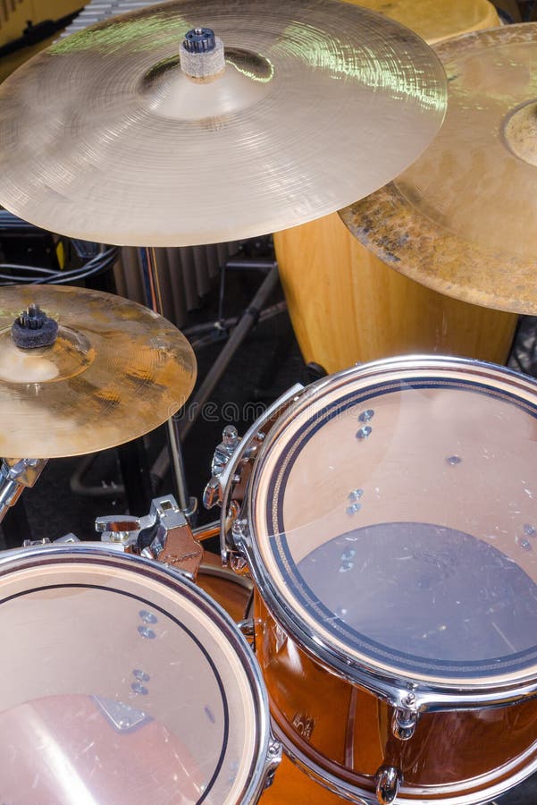 Drum kit full frame stock image. Image of musical, jazz - 42226915