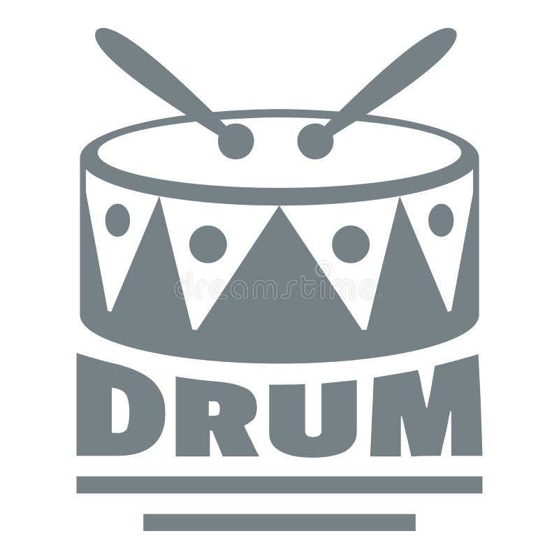 Drum Logo Simple Gray Style Stock Illustrations – 21 Drum Logo Simple ...
