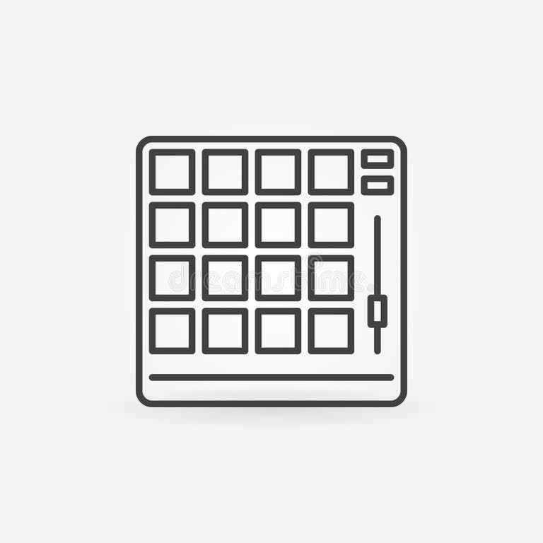 Drum Machine Pad Icon Stock Illustrations – 60 Drum Machine Pad Icon ...