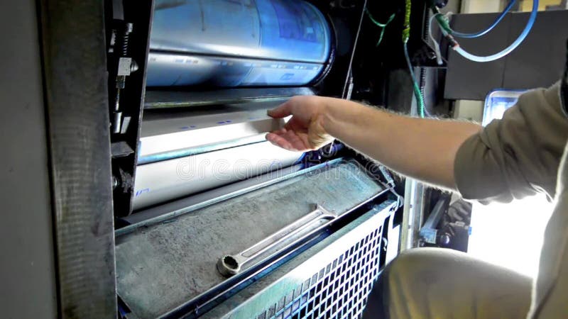 Drum Plate Changing Process Stock Video - Video of change ...