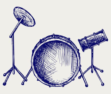 Drum Set Outline Stock Illustrations – 12,966 Drum Set Outline Stock ...