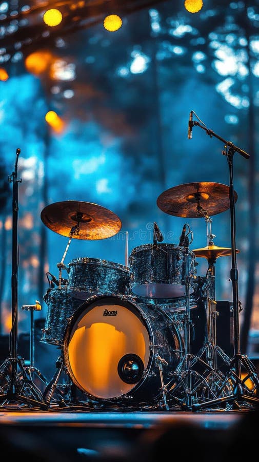 Drum Set Awaits Stock Illustrations – 15 Drum Set Awaits Stock ...