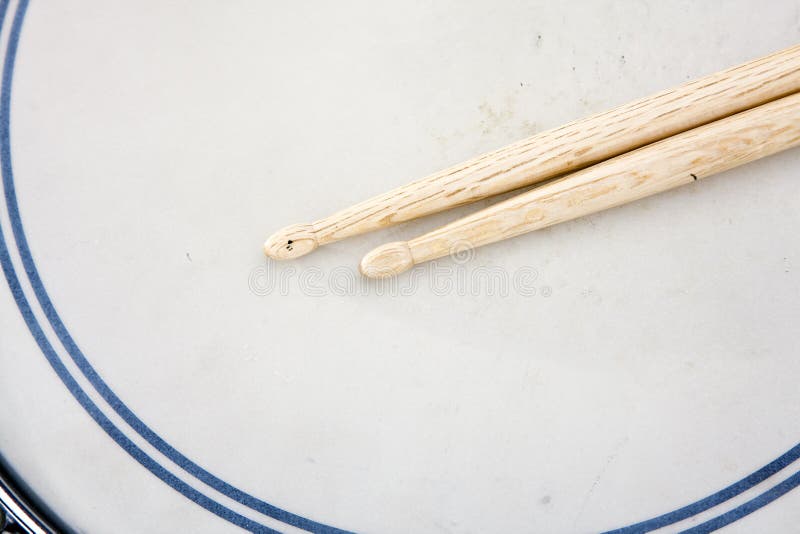 Drum Sticks Prepared for Playing Stock Image - Image of percussion ...