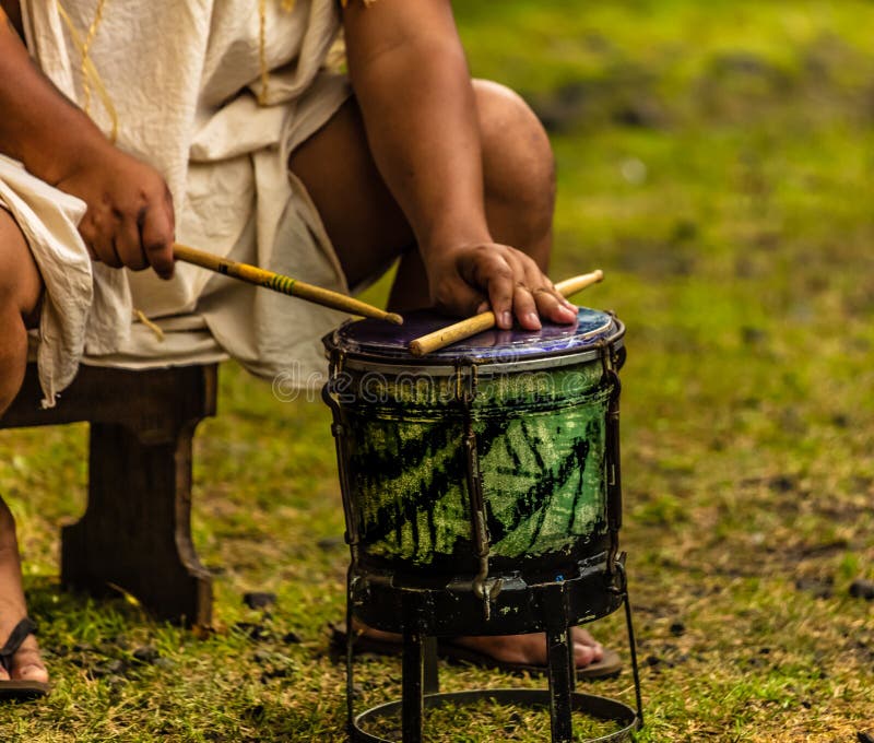 DRUM of TAHITI stock image. Image of tropical, exotism - 130308055