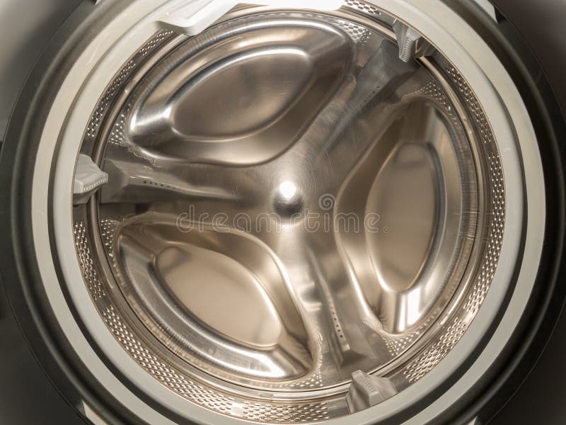 The Drum of the Washing Machine Stock Photo - Image of inside, abstract ...