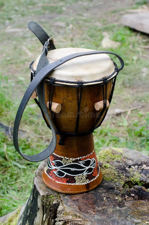 Drum stock image. Image of instrument, wood, outside - 61902873
