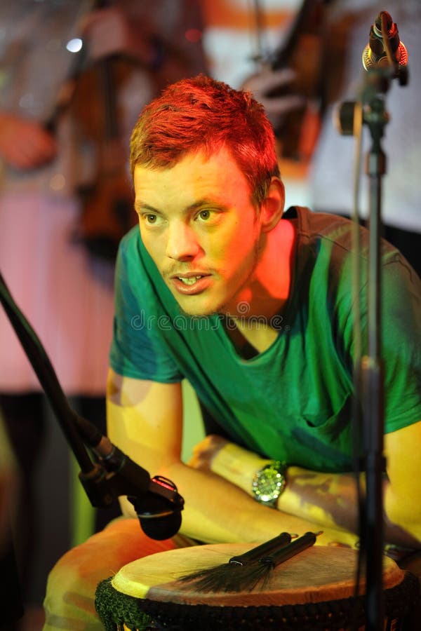 Drummer editorial stock photo. Image of drum, male, drummer - 27773548