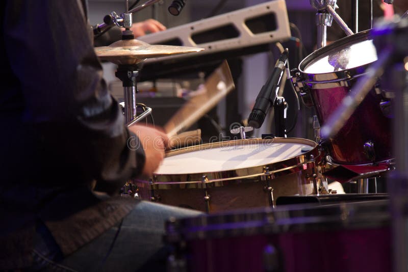Drummer stock photo. Image of performer, performance - 33028314