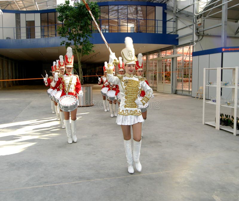 Drummer editorial stock image. Image of brass, defence - 55646319